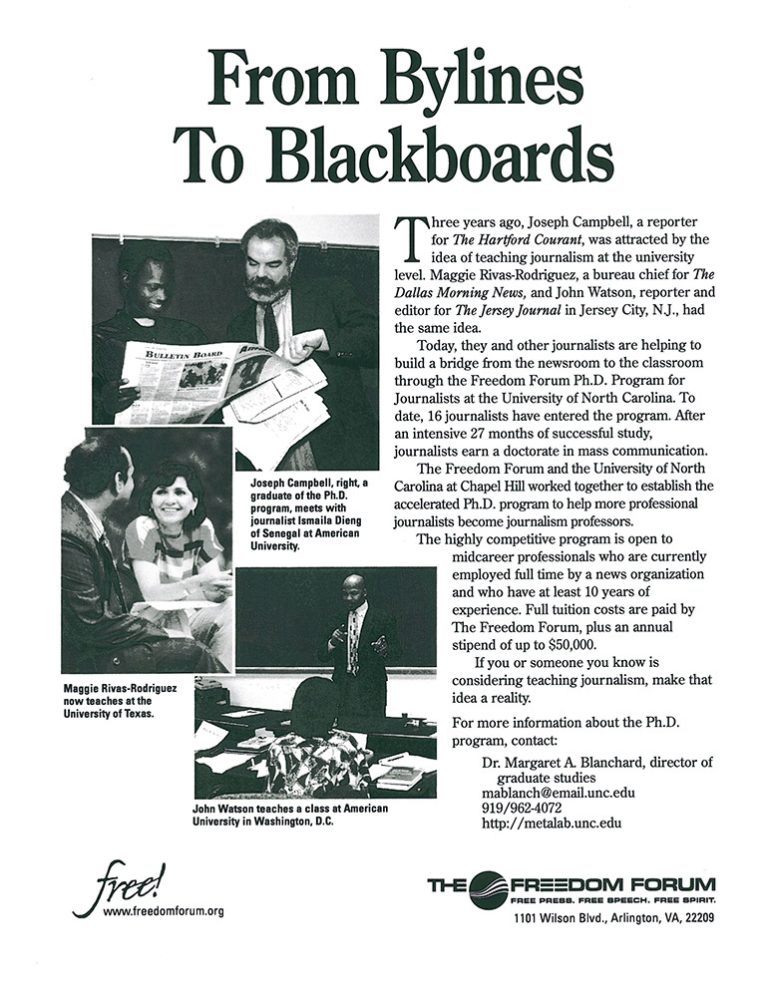 Freedom Forum Timeline - Freedom Forum