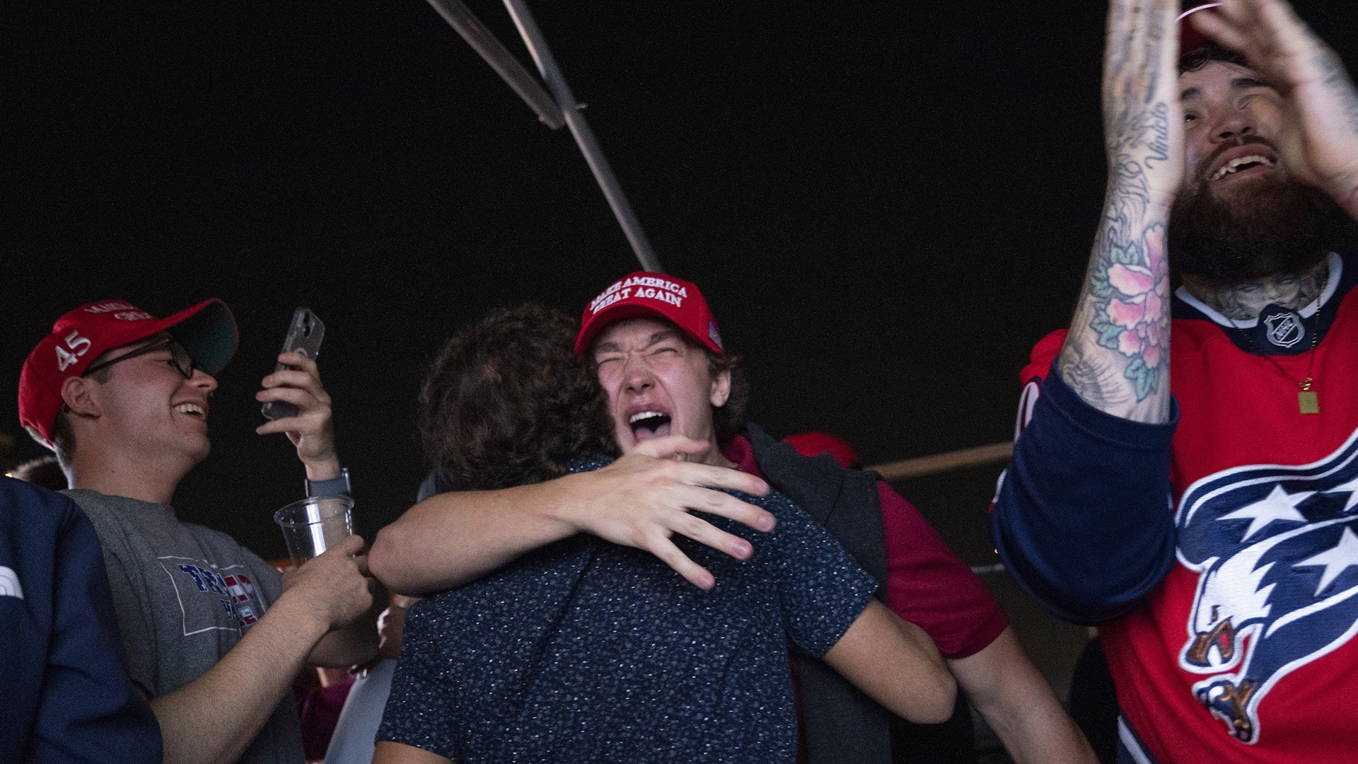 Election Night 2024 Photos: Press Capture Historic Event