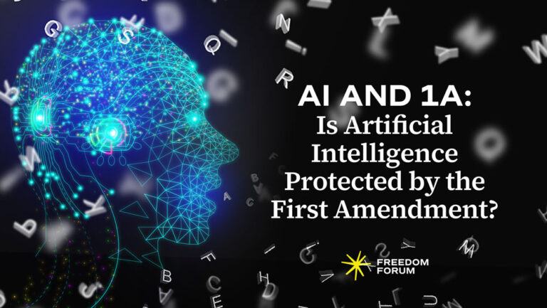 Is Artificial Intelligence Protected by the First Amendment?